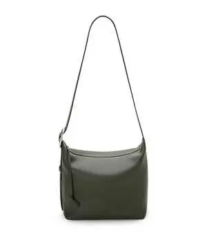 Loewe Leather Loop Shoulder Bag - Green