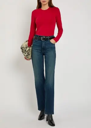Good American Straight-leg Denim Jeans - Navy