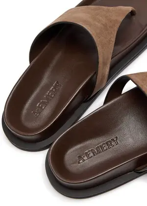 A.emery Imara Suede Flip Flops - Brown