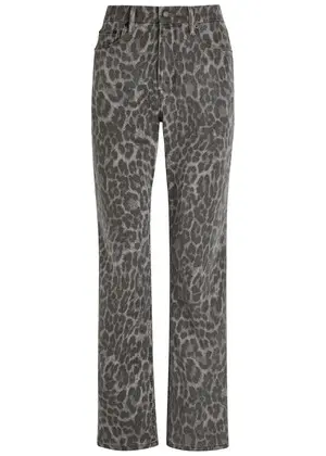 Good American Animal Print Jeans For Women
