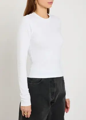 Good American Stretch-cotton T-shirt
