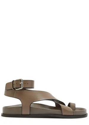 A.emery Jalen Leather Sandals - Taupe