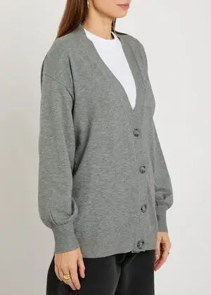 Good American Fine-knit Asymmetric Cardigan