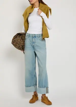Good American Good Standard Baggy Straight-leg Jeans - Blue