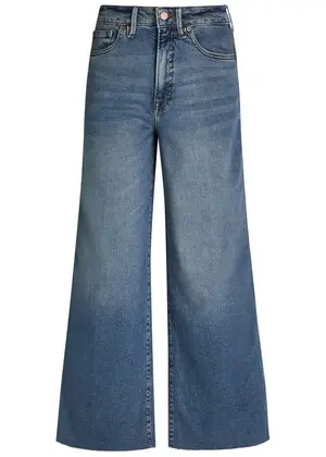 Good American Cropped Straight-leg Jeans