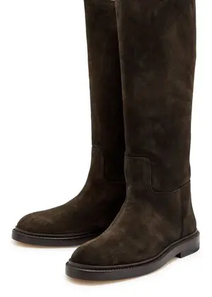 Legres Knee-high Suede Boots