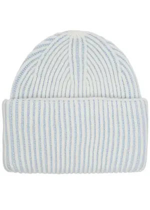 Varley Dionne Ribbed-knit Beanie - Blue