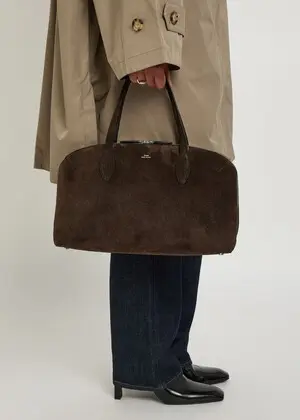 TOTEME Day Medium Suede Tote