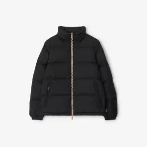 Burberry Checker-tape Snowdon Puffer Jacket