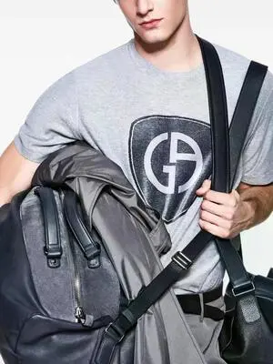 Giorgio Armani Cashmere Jersey Crew-neck T-shirt - Grey