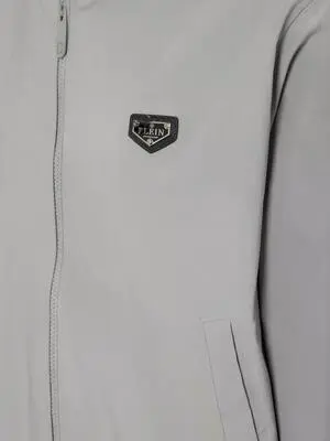 Philipp Plein Nylon Bomber Jacket - Grey