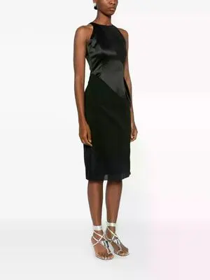 BOTSI Asymmetric-design Midi Dress