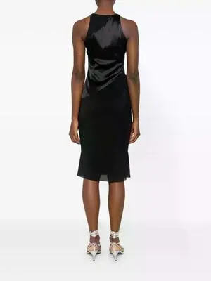 BOTSI Asymmetric-design Midi Dress