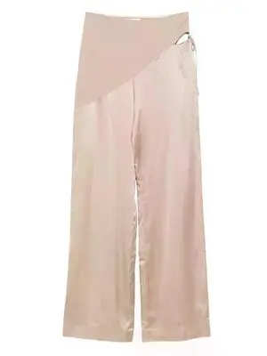 BOTSI Cut-out Tie Detailed Trousers