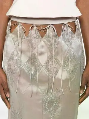 Botsí Lumiere Diamond-lace Midi Skirt