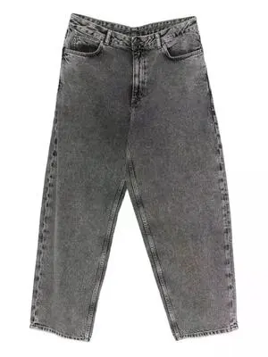 American Vintage Buttoned Wide-leg Jeans - Grey