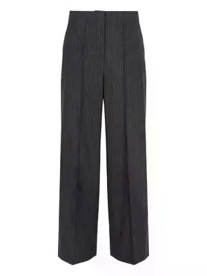 Rag & Bone Pinstripe Wide Leg Trousers