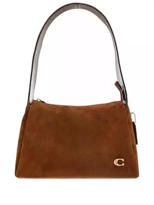 COACH Lola Initial Logo Zip Tote Bag - Brown