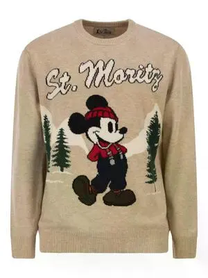 MC2 SAINT BARTH Embroidered Crewneck Sweater - Neutrals