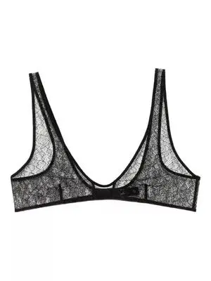 Kiki De Montparnasse Petite Fleur Bra - Black
