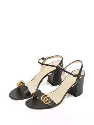 Gucci Gg Marmont Leather Sandals