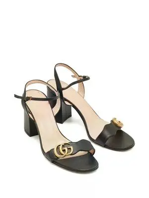 Gucci Gg Marmont Leather Sandals