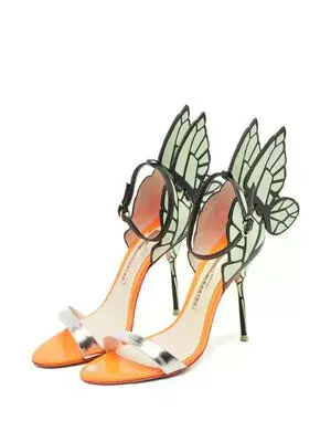 SOPHIA WEBSTER Evangeline Butterfly-wing Stiletto Sandals