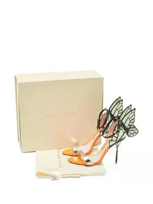 SOPHIA WEBSTER Evangeline Butterfly-wing Stiletto Sandals