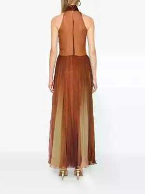 Botsí Ruched Halterneck Dress
