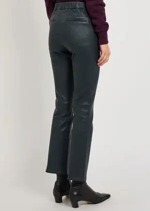 ARMA Kamilla Leather Trousers - Navy