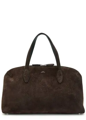 TOTEME Day Medium Suede Tote - Brown