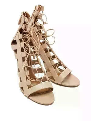 AQUAZZURA Lace-up Zip Sandals