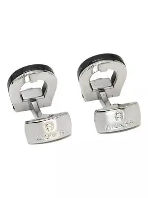 AIGNER Logo Ceramic Cufflinks