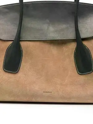 JIL SANDER Leather Tote Bag