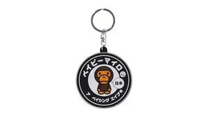 A BATHING APE Baby Milo Japan Rubber Keychain - Black