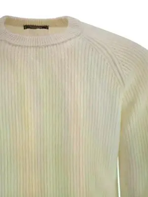Peserico Crew-neck Ribbed Sweater - Neutrals