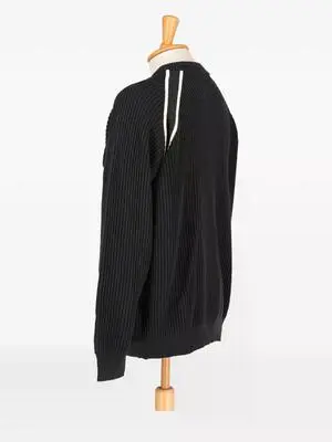 Gianfranco Ferre Ribbed Knit Printed Sweater