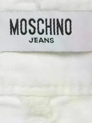 Moschino Denim Pencil Skirt With Button Detail