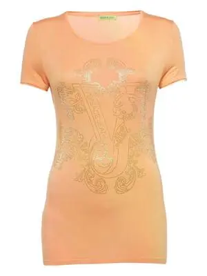 Versace Embellished T-shirts For Women