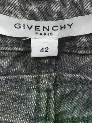 Givenchy Distressed Straight Leg Denim Jeans