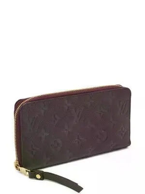 LOUIS VUITTON 2012 Monogram-empreinte Wallet - Purple