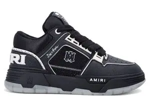 Amiri Ma1 Leather Sneakers - Black