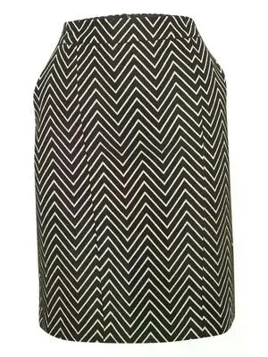 MAX&CO. Chevron Midi Skirt