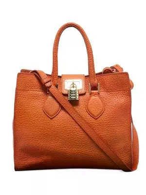 Roberto Cavalli Leather Florence Tote Bag
