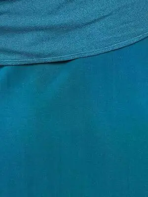 CHATS BY C.DAM Draped One-sleeve Maxi Dress