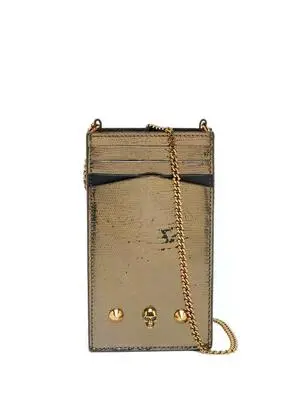 Alexander Mcqueen Gold Phone Case