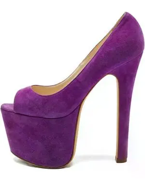Brian Atwood Platform-sole Open-toe Pumps