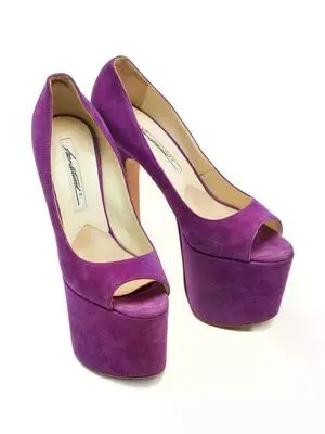 Brian Atwood Platform-sole Open-toe Pumps