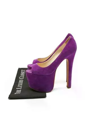 Brian Atwood Platform-sole Open-toe Pumps
