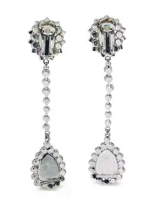 Alessandra Rich Crystal Drop Earrings
